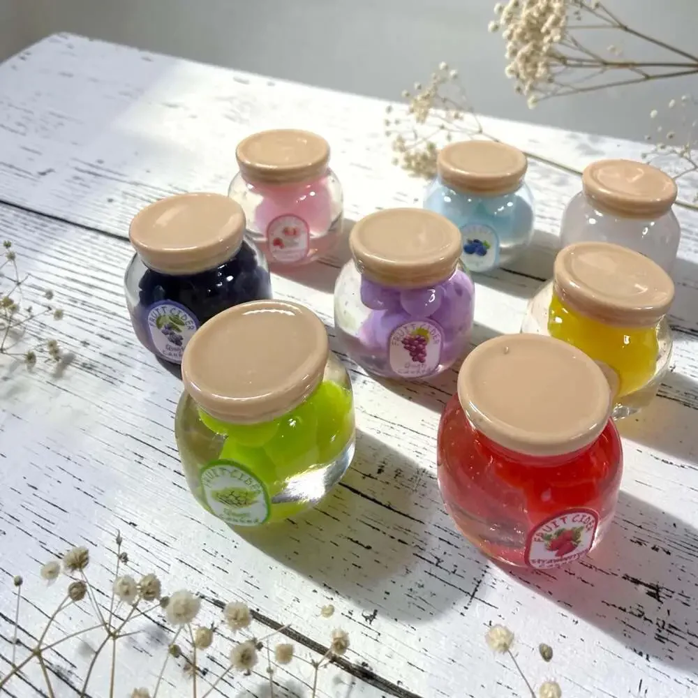 Unbranded | Accents | Miniature Fruit Canned Jam Jars Food Model For ...